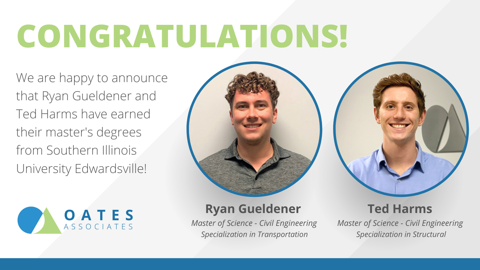 Oates Employees Earn Master’s Degrees – Oates Associates