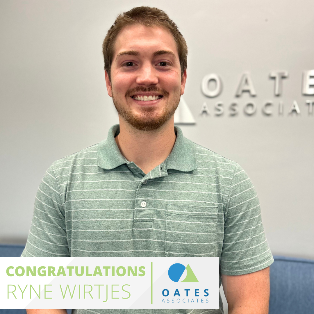 Ryne Wirtjes Earns Professional Engineer License – Oates Associates